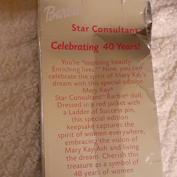 Mattel | Other | Barbie Mary Kay Star Consultant 4 Years | Poshmark